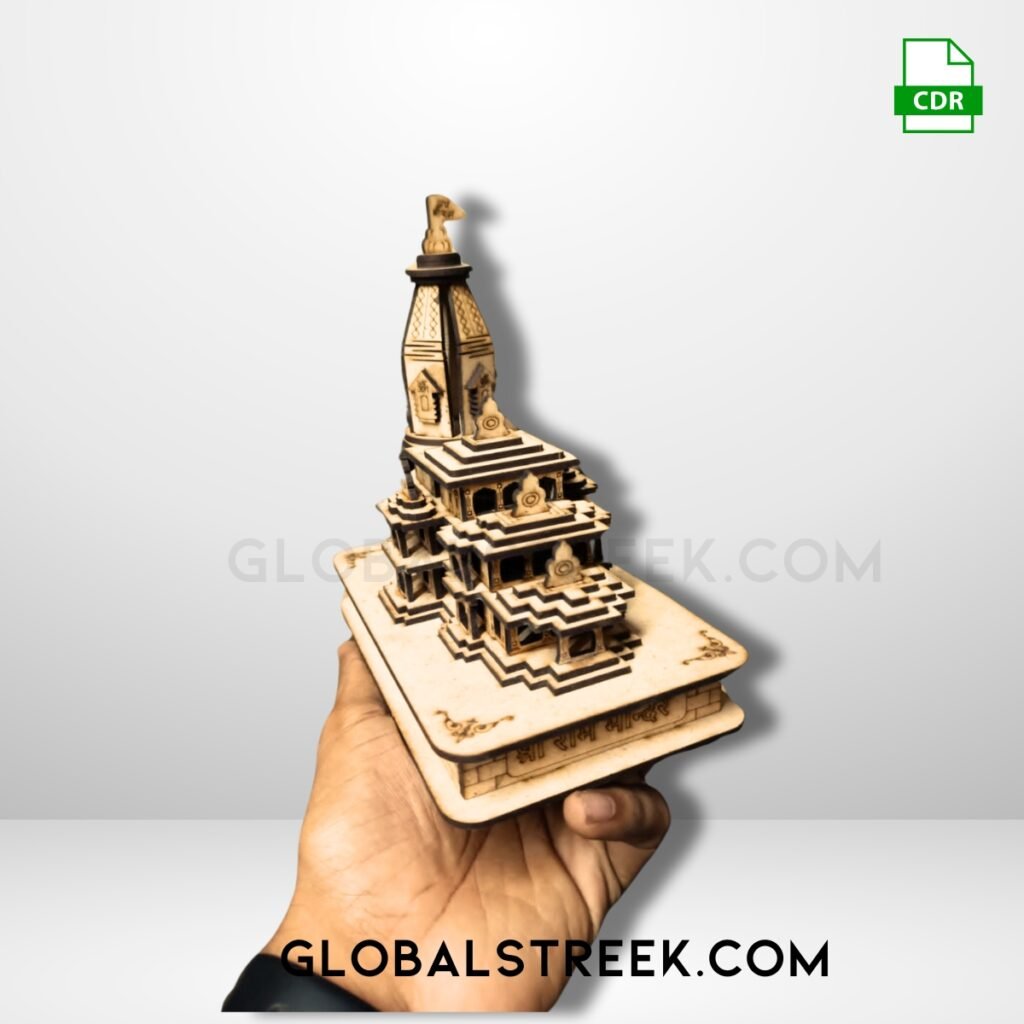 Indian Temple Laser Cutting Designs – DXF, CDR & CNC Files