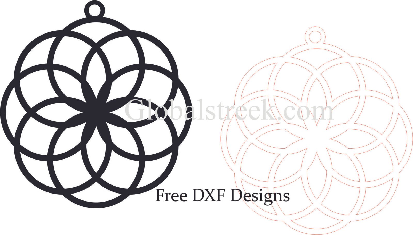 Special Cut Ornament Design – Free DXF File Download | DXF File for ...