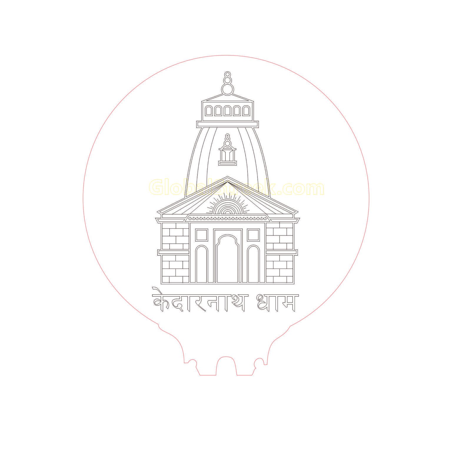 Indian Temple Laser Cutting Designs – DXF, CDR & CNC Files