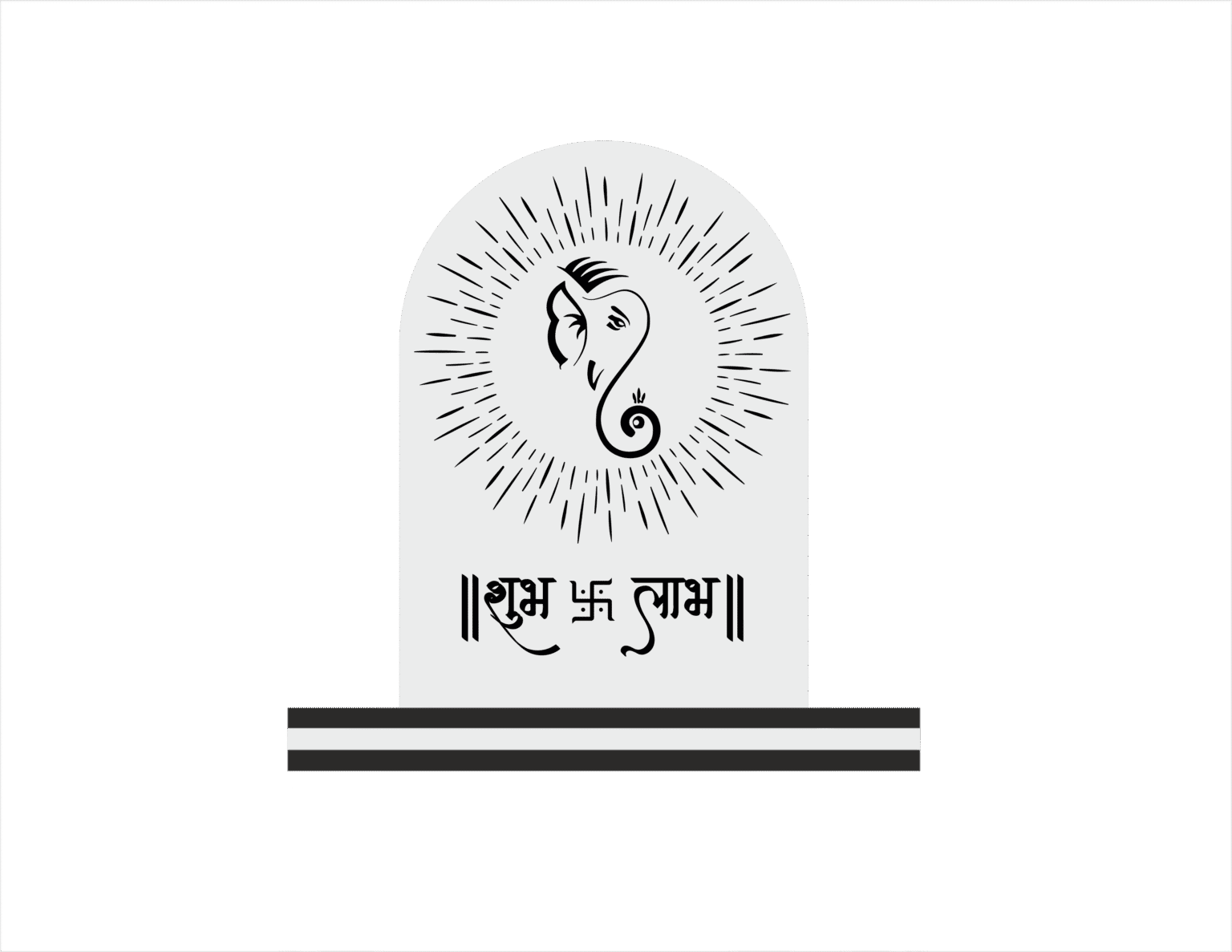 Shubh Labh DXF File | Laser Cutting Design for CNC