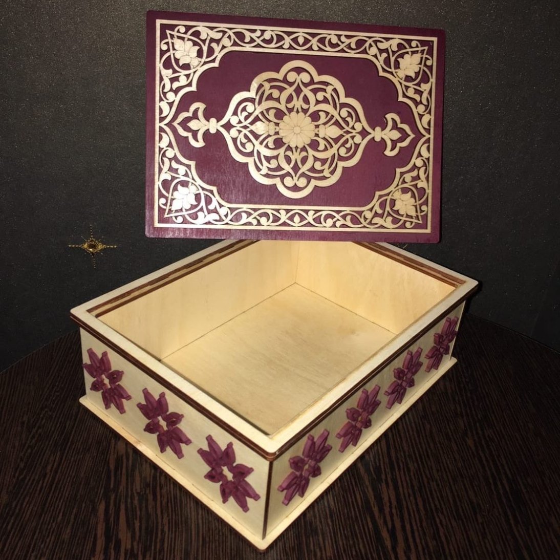 Wooden Holiday Box Laser Cutting File - GlobalStreek