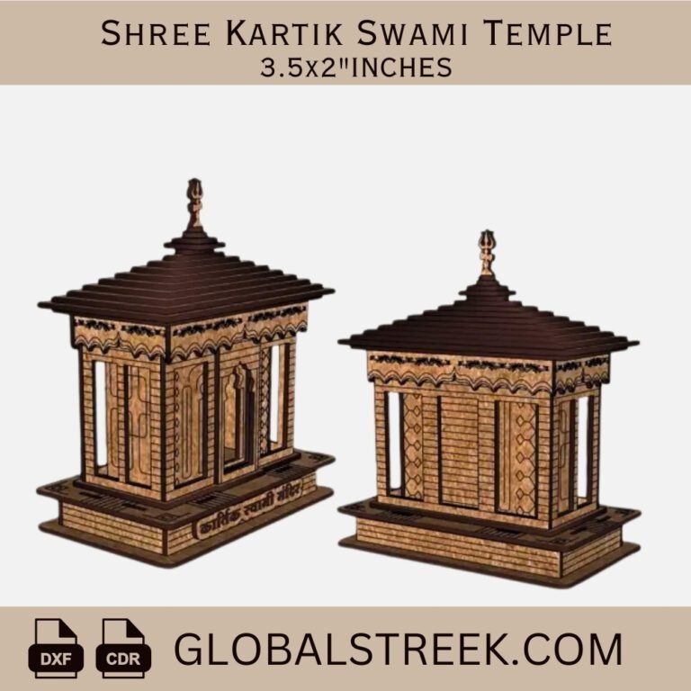 Shree Kartik Swami Temple Laser Cutting Files | DXF & CDR
