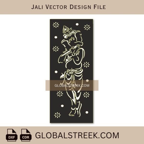 Beautiful Jali Pattern Laser Cutting Vector File | CNC Jali DXF Download