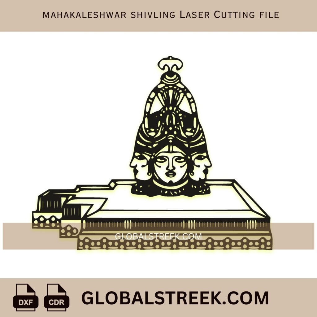 Mahakaleshwar Shivling Laser Cutting File – Indian Temple Laser Cutting ...